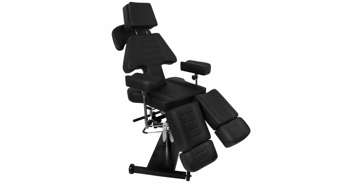 Fauteuil De Tatouage Pro Ink Noir Tatoueur Tablelya